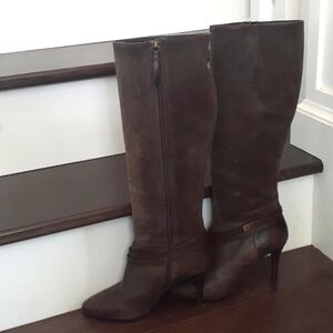 BOSS ORANGE | Shoes | Boss Orange Hugo Boss Hariette Dark Brown Leather ...